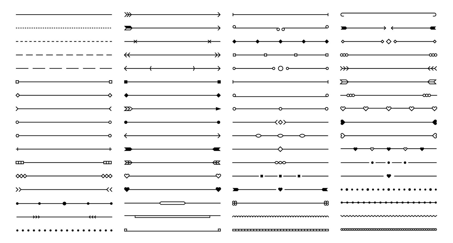 Dividers Line. SVG, Pdf, Png, Eps, Ai, File. - Etsy