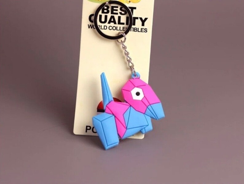 Pokemon Keychain Porygon - Etsy