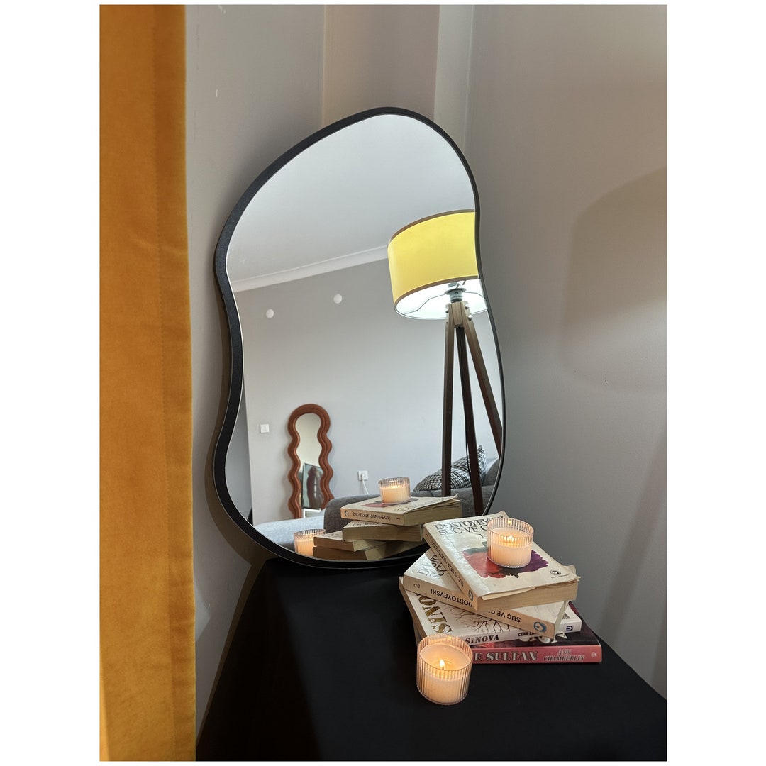 Infinity Mirror, Asymetric Mirror, Vanity Mirror, Bathroom Mirror, Boho ...