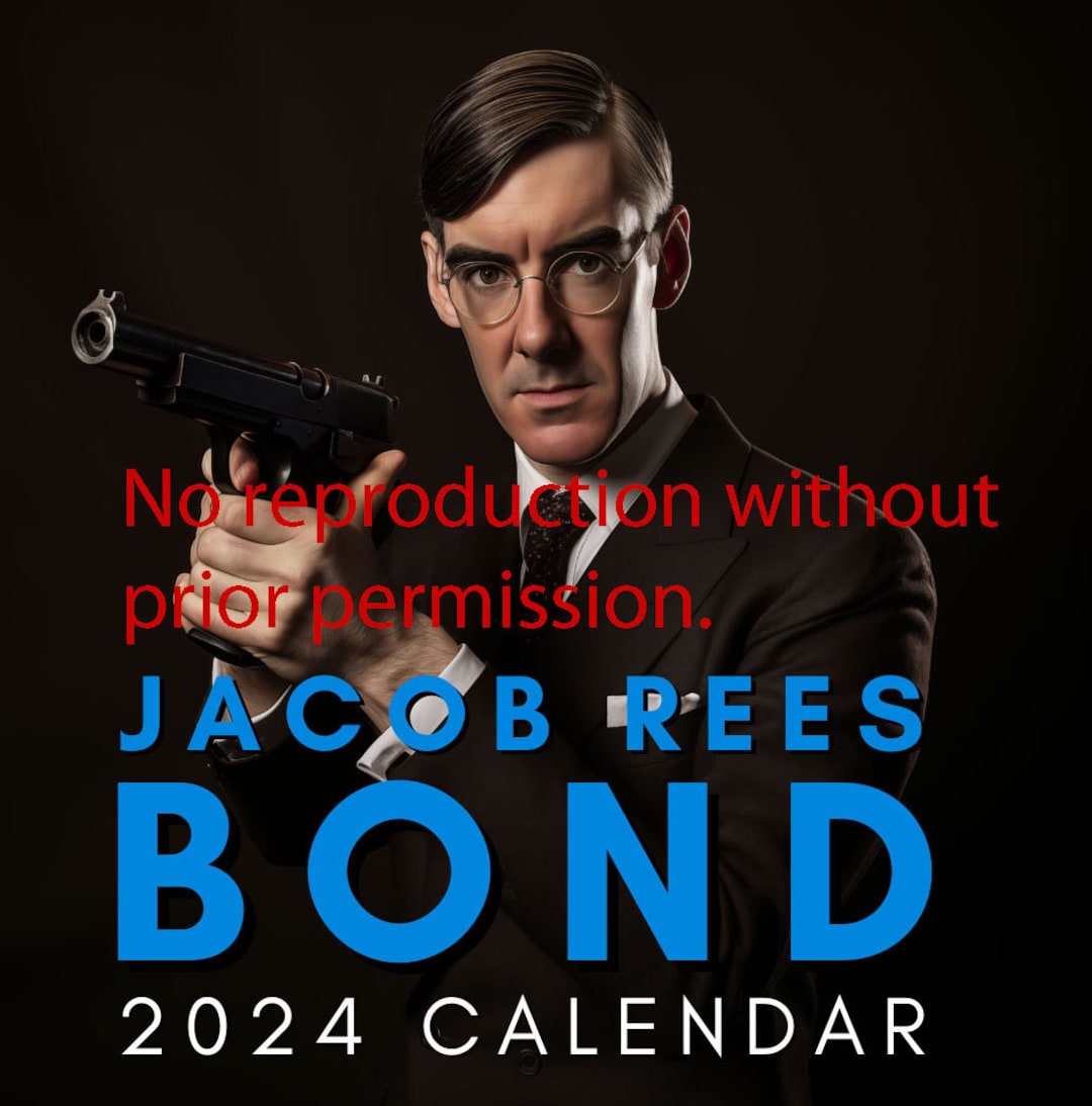 Jacob Rees Bond 2024 Funny Wall Calendar Jacob Ress Mogg. - Etsy