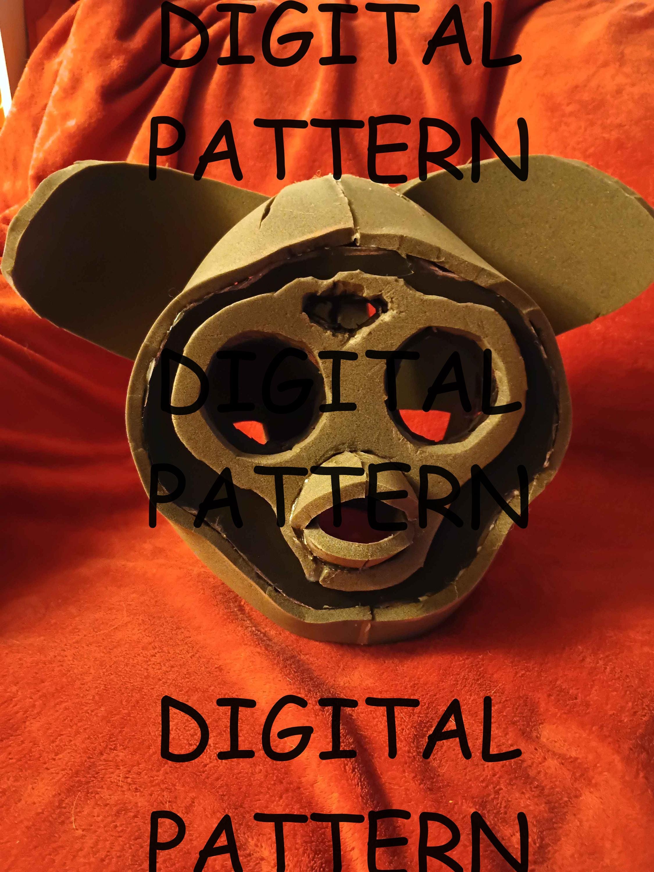 90's Toy Inspired Fursuit Head Pattern (DIGITAL ITEM) - Etsy