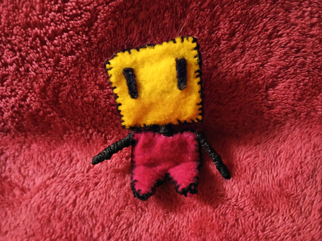Yellow Head Magenta Body LBP Inspired Posable Plush - Etsy