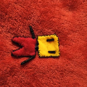 Yellow Head Magenta Body LBP Inspired Posable Plush - Etsy