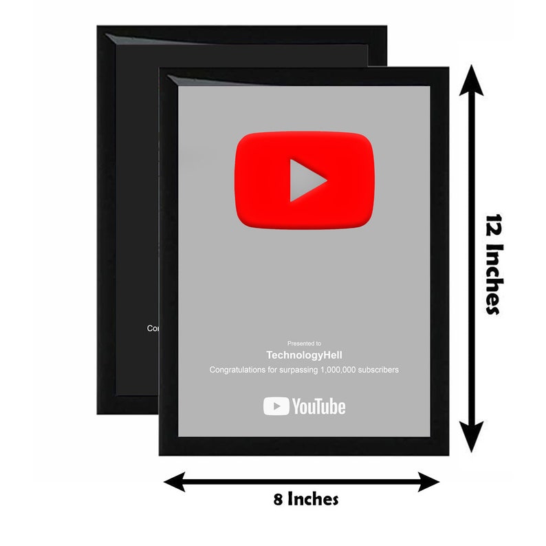 Botón de reproducción de YouTube / Premio al creador / Decoración ...