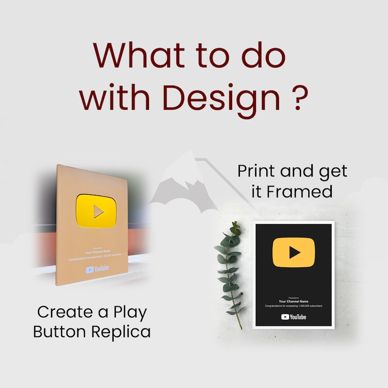 YouTube Play Button Digitales Design-Vorlage Craft Ihr Virtueller ...