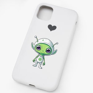 Cute Alien SVG/PNG Bundle, Alien Svg Png Clipart, Alien T-shirt Design ...