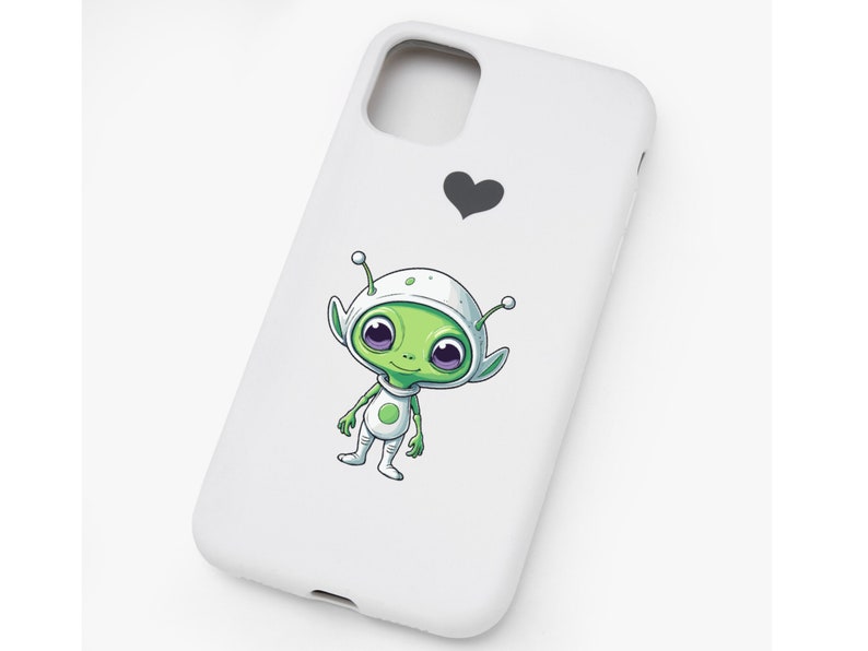 Cute Alien SVG/PNG Bundle, Alien Svg Png Clipart, Alien T-shirt Design ...