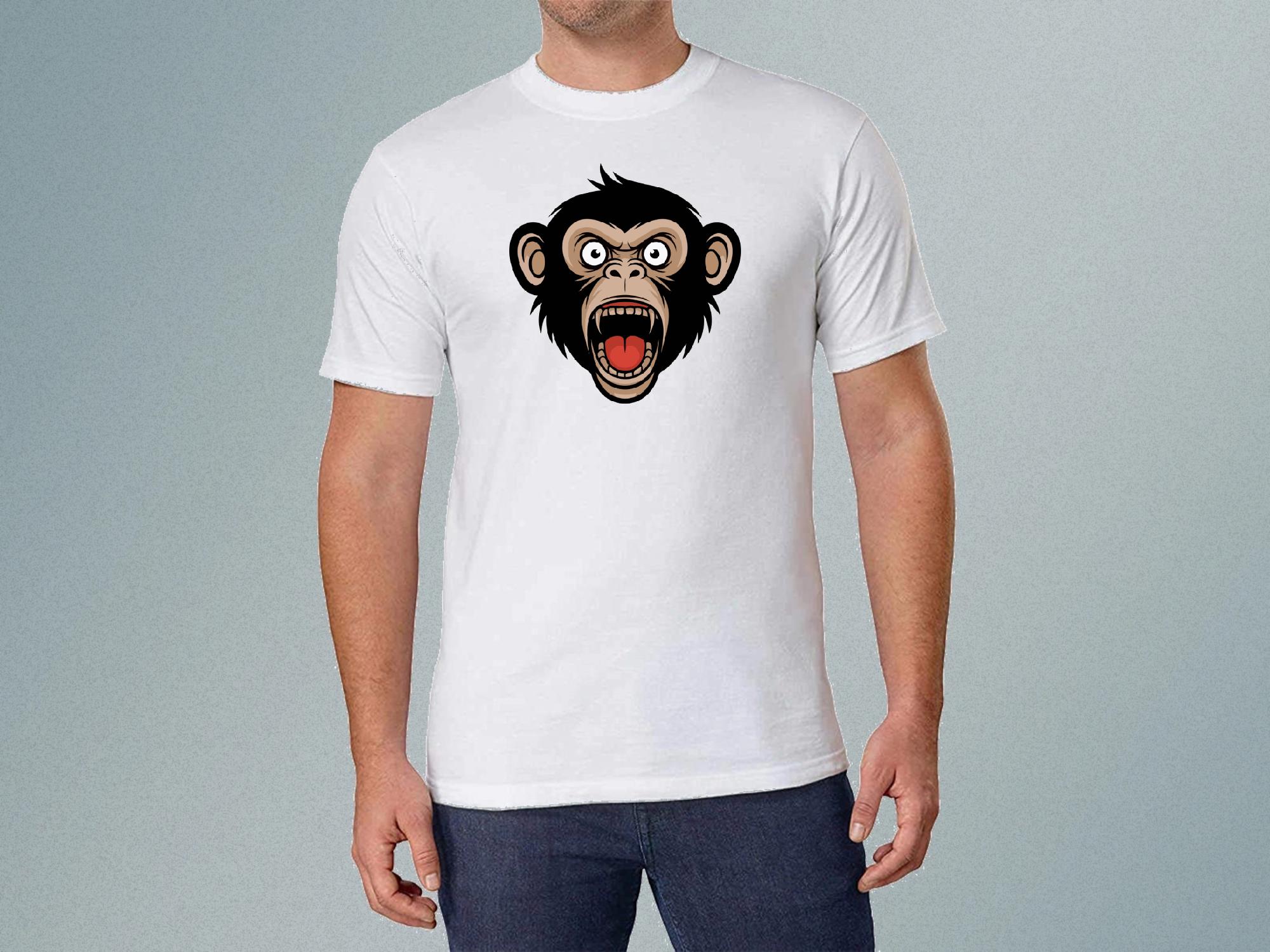 20 Angry Monkey SVG & PNG Designs, Cute Cartoon Animal Clipart Bundle ...