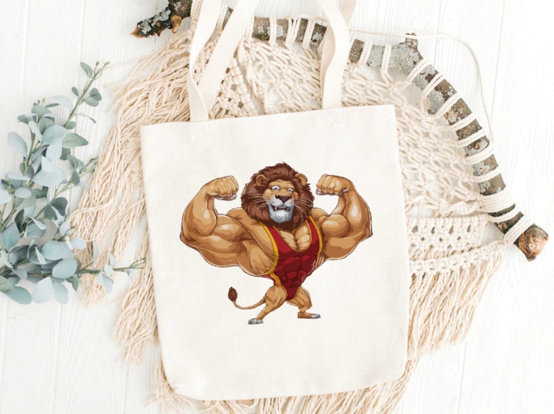 BODYBUILDER ANIMALS Svg/png Bundle, Strong Body, Design for Print, T ...