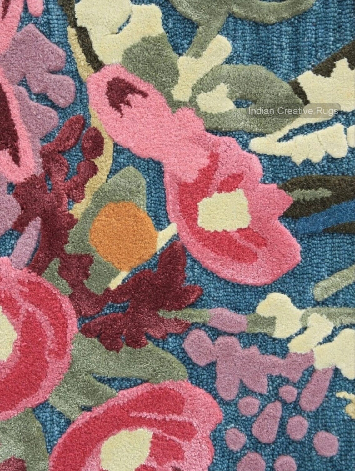 Antique Floral Pink White Rugs 5x8,8x10,9x12 Hand Made Antique Rug for ...