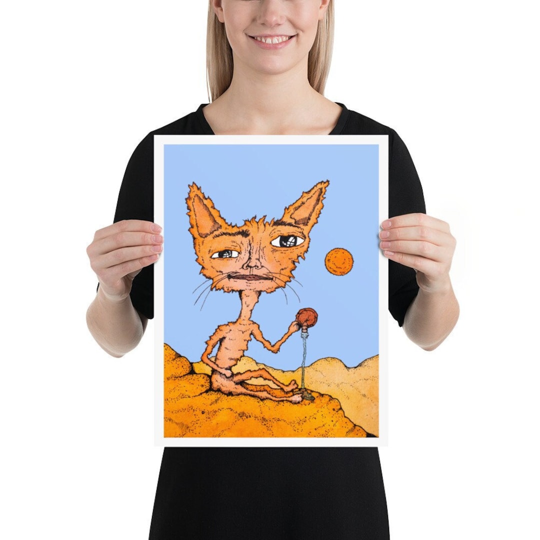 Print "forgotten Kitty" - Etsy