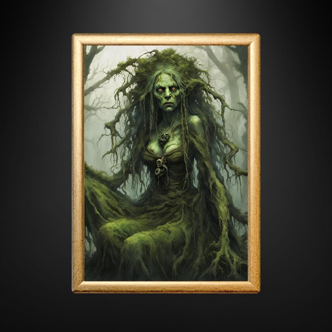 Sea Witch Hag Swamp Hag Goth Grim Gothic Grunge Horror Downloadable ...