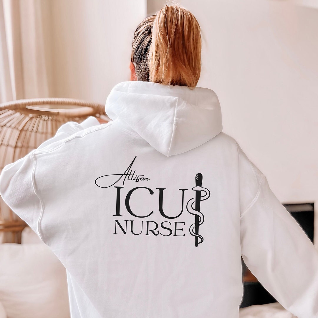 Nursing Jacket Personalized RN Jacket Healthcare Jacket Full Zip Jacket ...