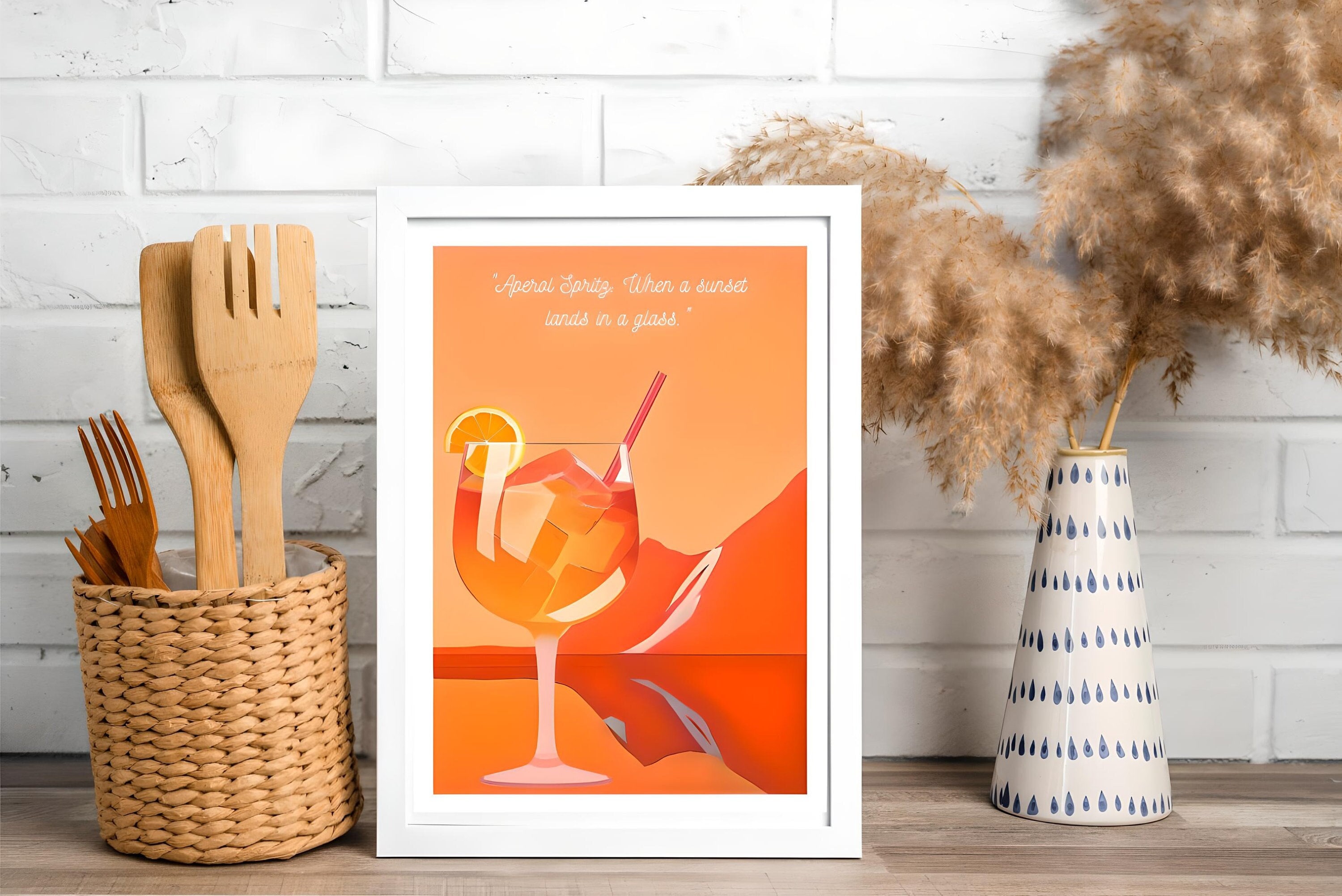 Aperol Spritz Poster Printable With Quote - Etsy