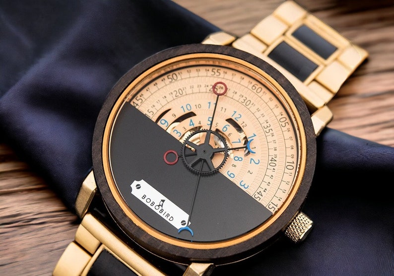 BOBO Bird Mechanical Male Watch Automatic Stainless Steel and - Etsy ...