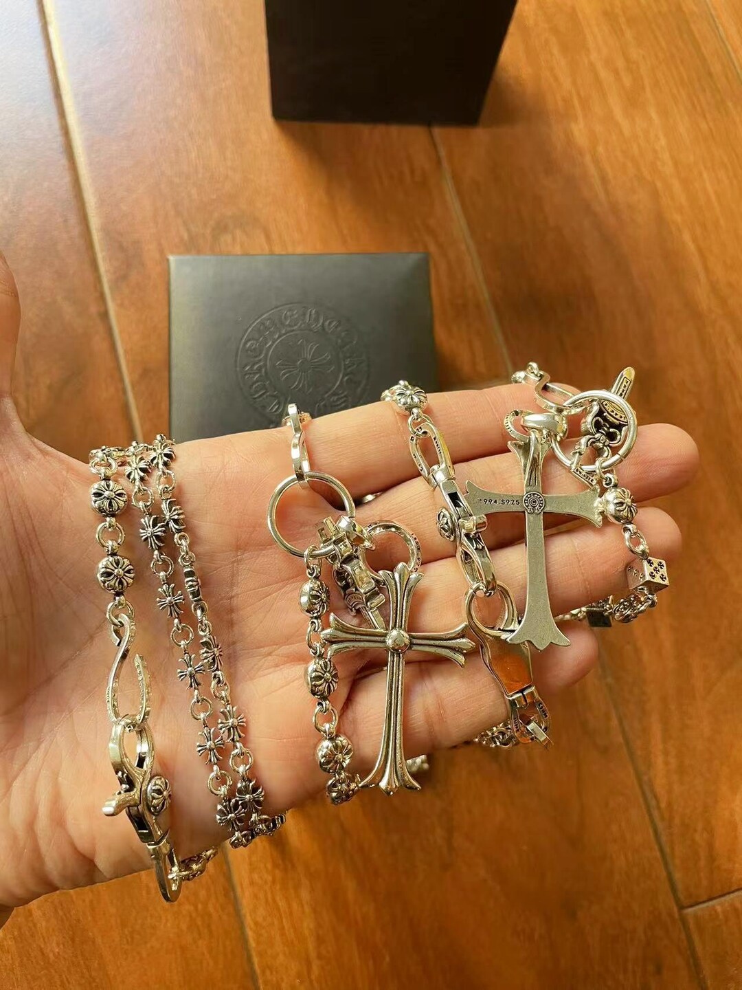 Gothic Chrome Style Chain Y2K Chain Grunge Silver Wallet Chain Pants ...