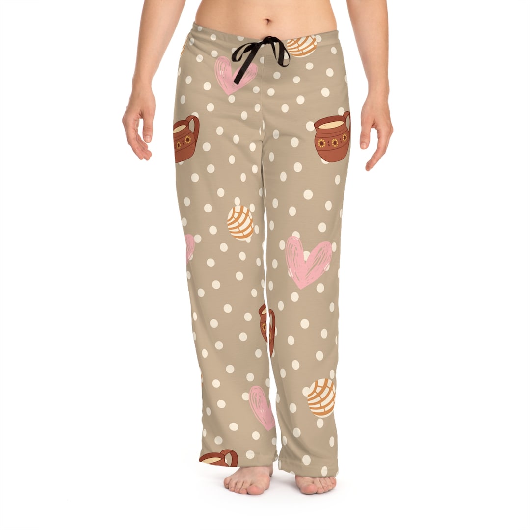 Womens Pajama Pants Cafecito and Pan Dulce Pajamas Mexican - Etsy