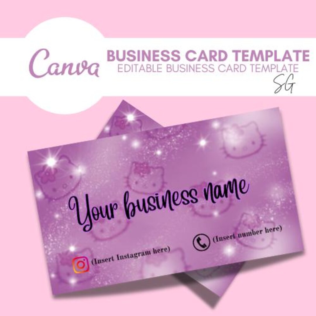 Business Cards, 2025 Business Cards, Editable Canva Template - Etsy