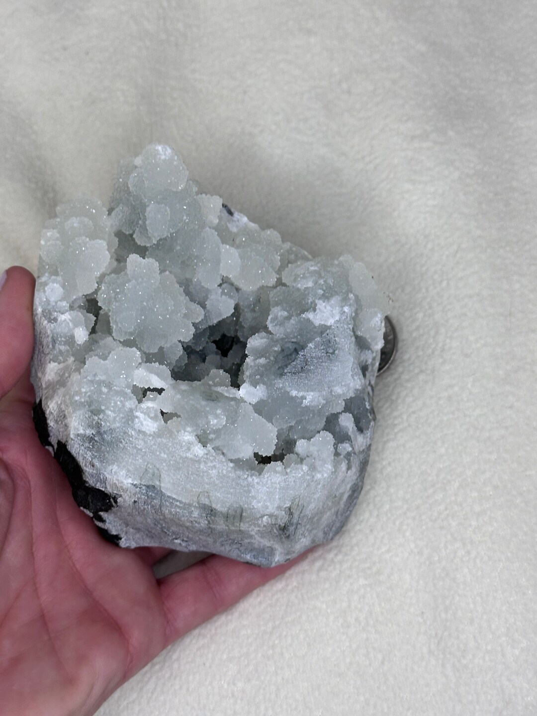 Sugar/ Drizy Chalcedony Cluster/freeform - Etsy