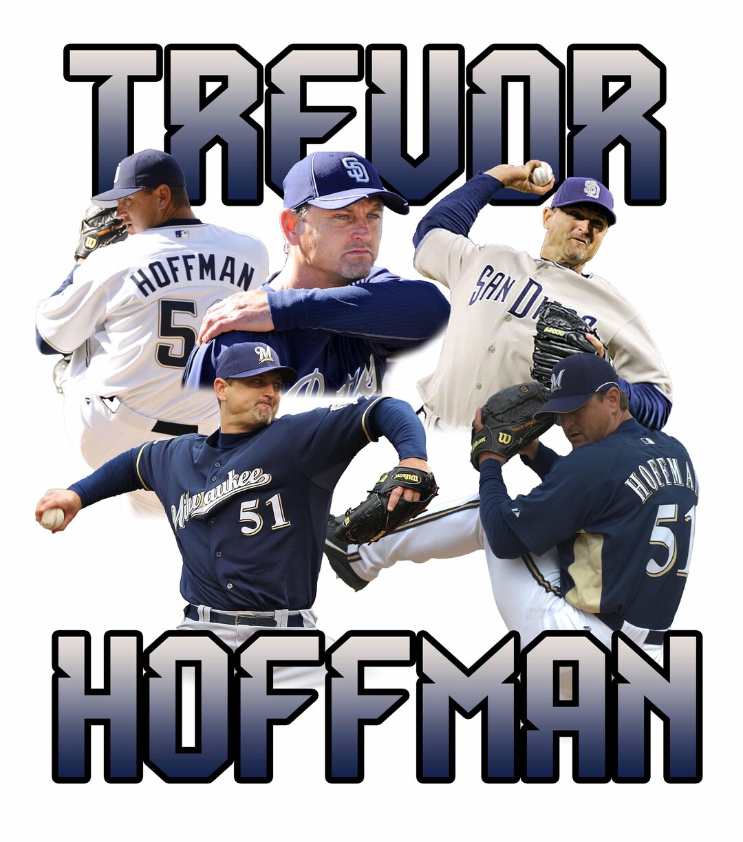 Trevor Hoffman Png Desing. 300 Dpi. - Etsy