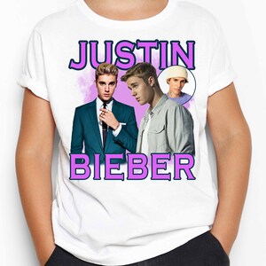 JUSTIN BIEBER T Shirt Design PNG, Vintage Rap Bootleg Png, Instant ...