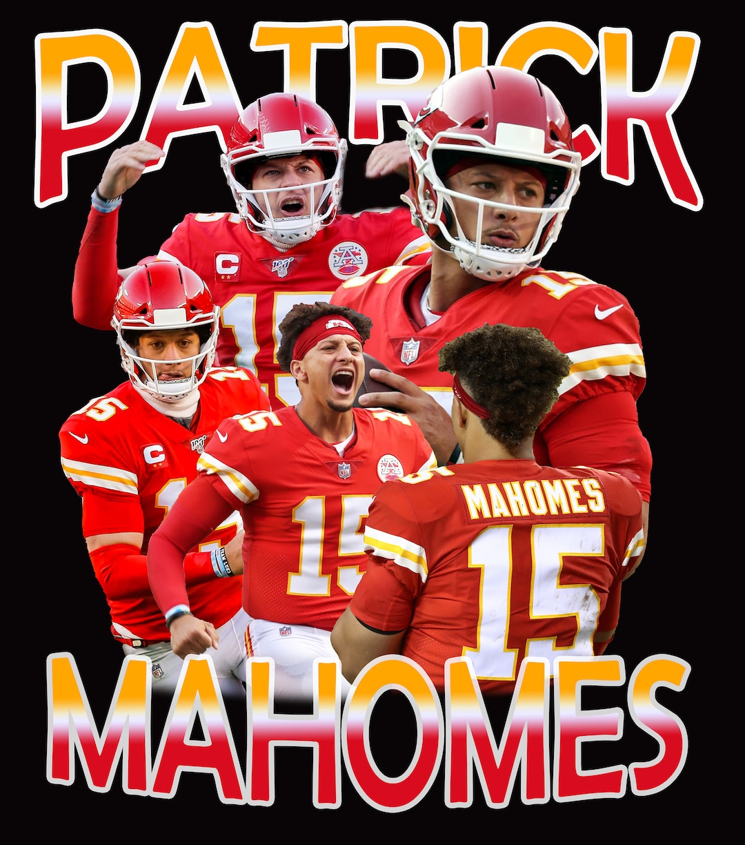 Patrick Mahomes T Shirt Design PNG Instant Download - Etsy