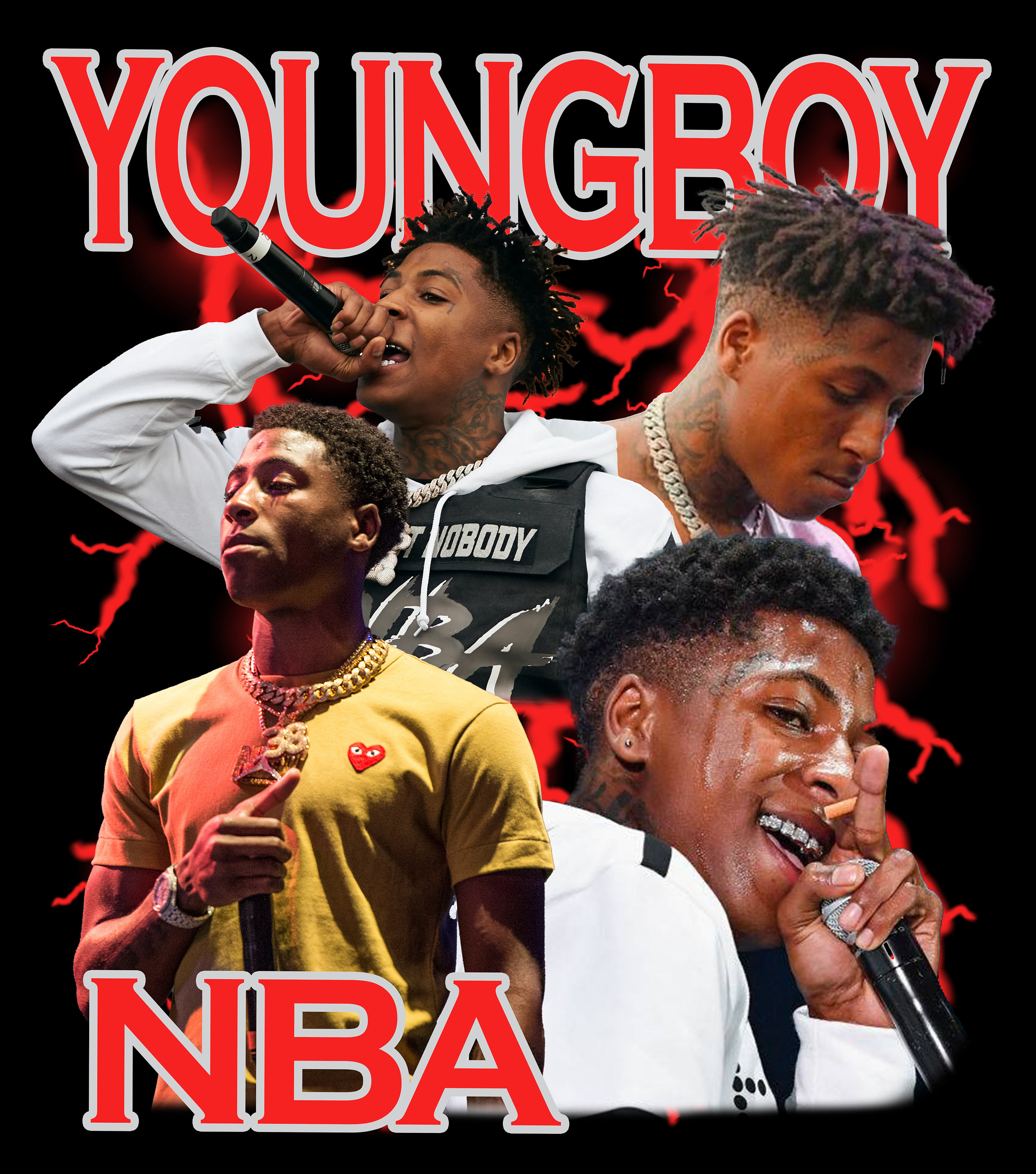 YOUNGBOY T-shirt Design PNG Digital Instant Download - Etsy