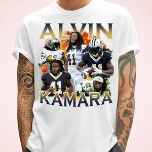 Alvin Kamara | T-shirt PNG | Bootleg T-shirt PNG | Printable Bootleg T ...