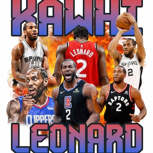 Kawhi Png, Leonard T-shirt Design PNG Digital Instant. 300 DPI PNG File ...