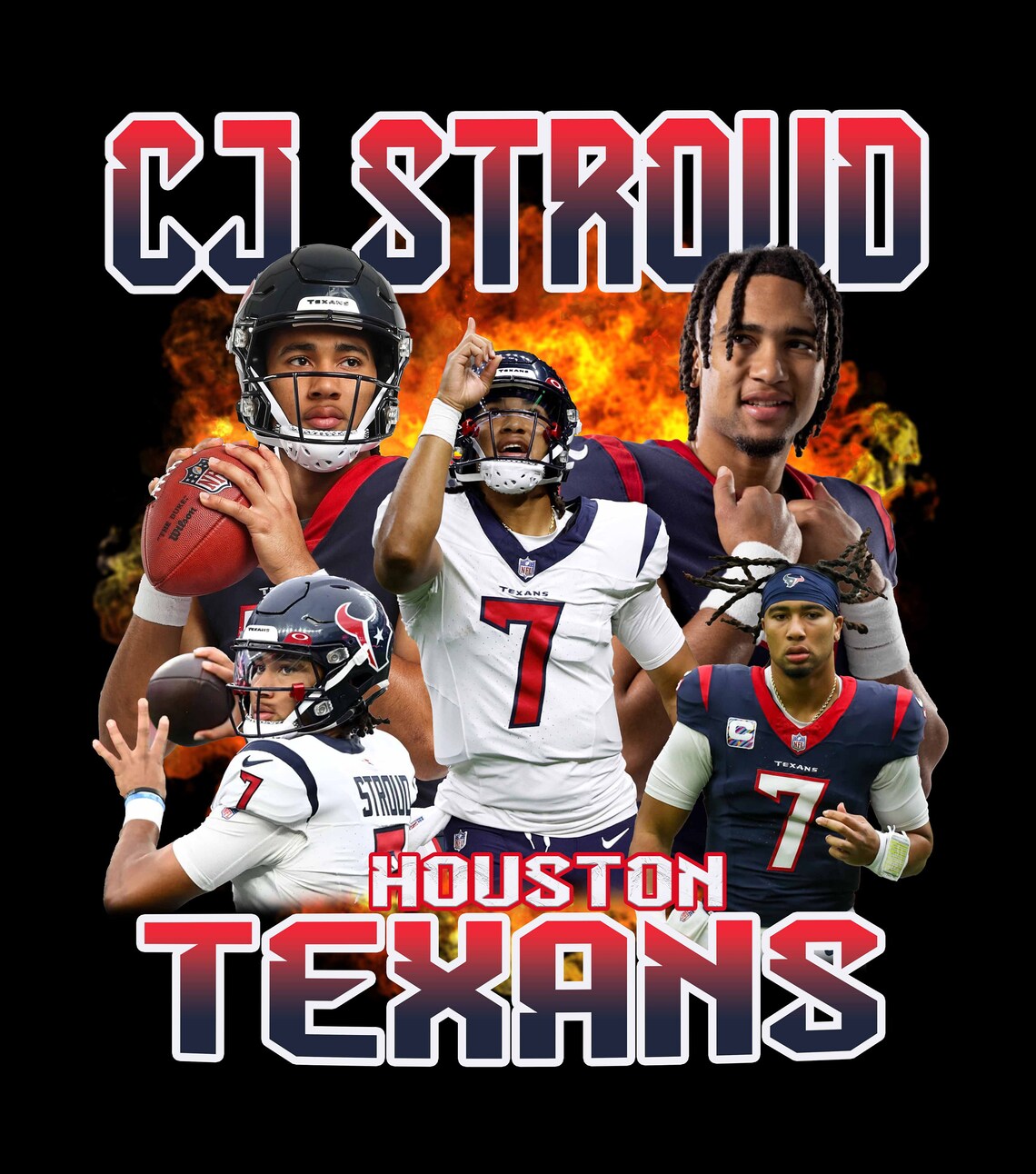 Cj Stroud T-shirt Design PNG ,digital Instant Download, 300.dpi - Etsy