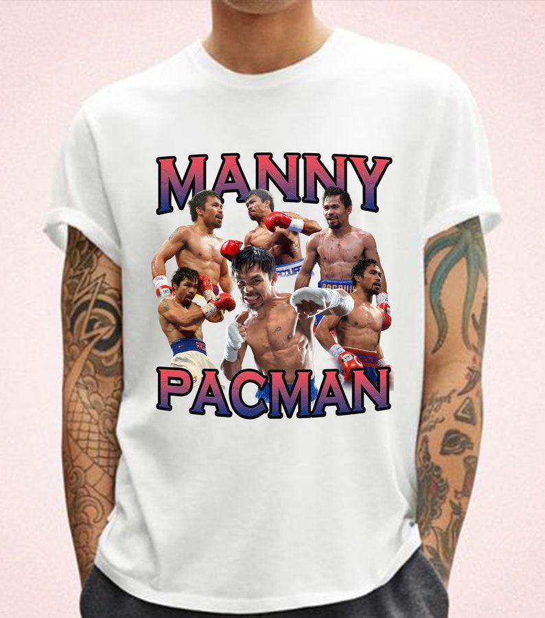 Manny Pacman PNG Shirt Desing, Manny Pacman T-shirt Png, 300 Dpi - Etsy