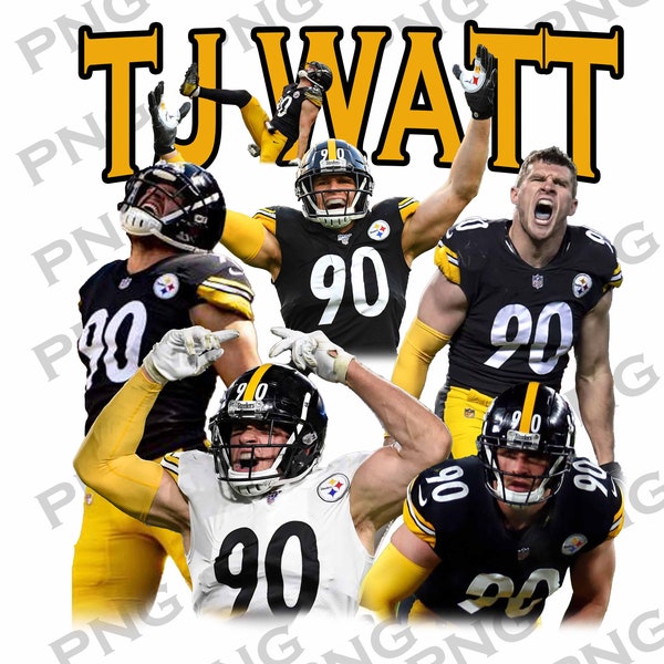 Tj Watt Steelers Png - Etsy