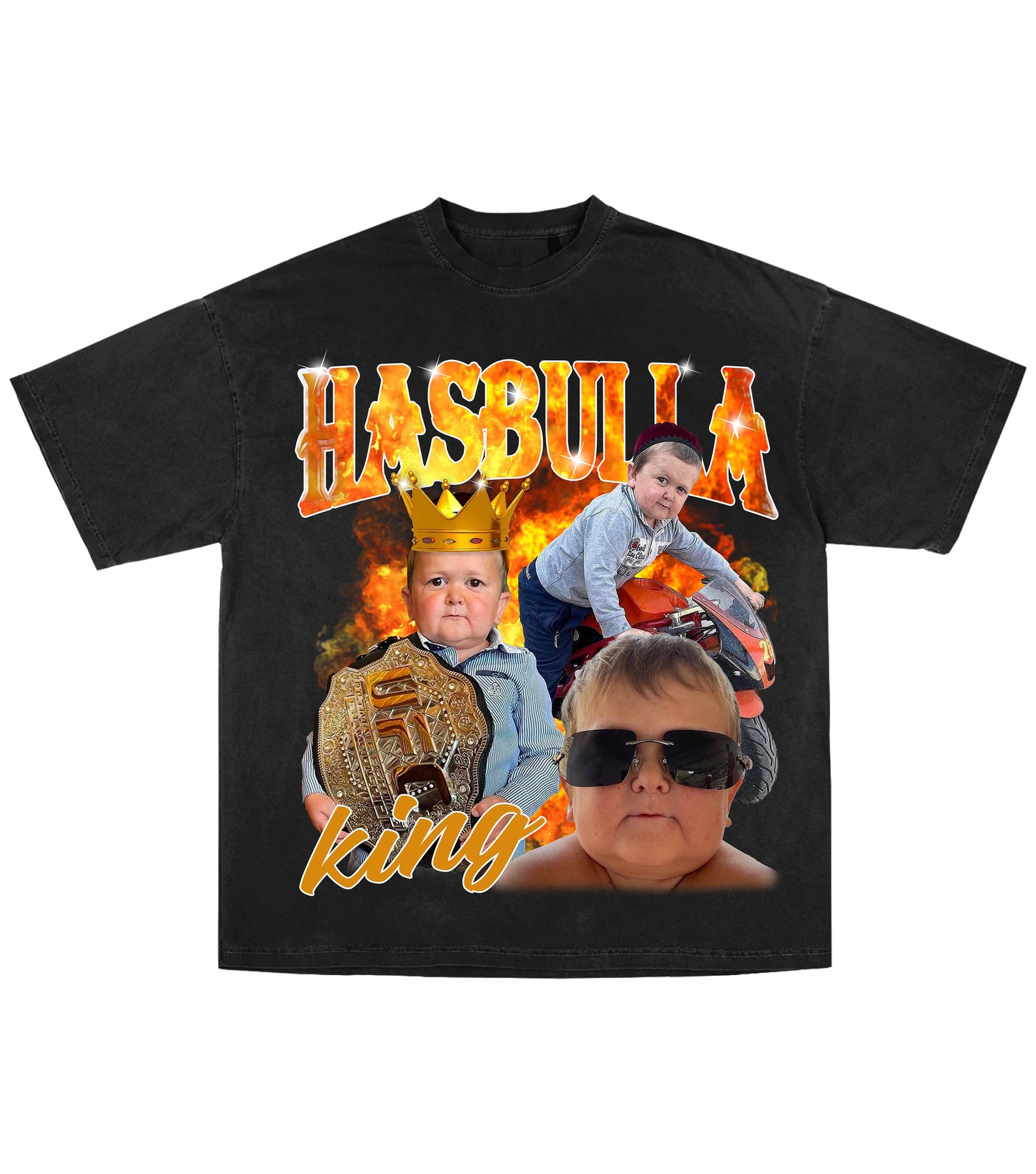 King Hasbulla Png ,shirt Png Desing king Hasbulla Tshirt Desing ...