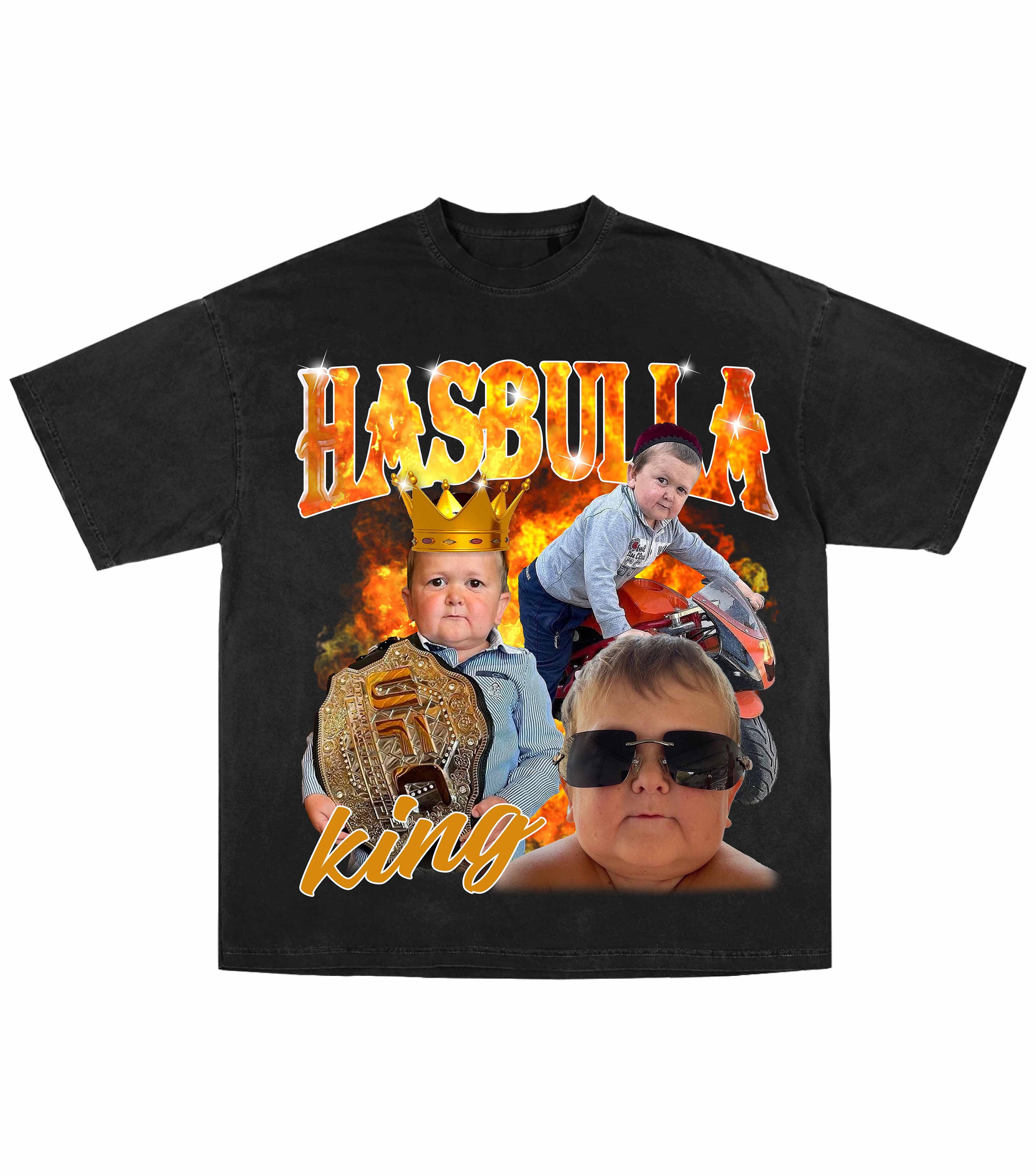 King Hasbulla PNG T-shirt Design, Hasbulla Homage Shirt, Fun Graphic ...