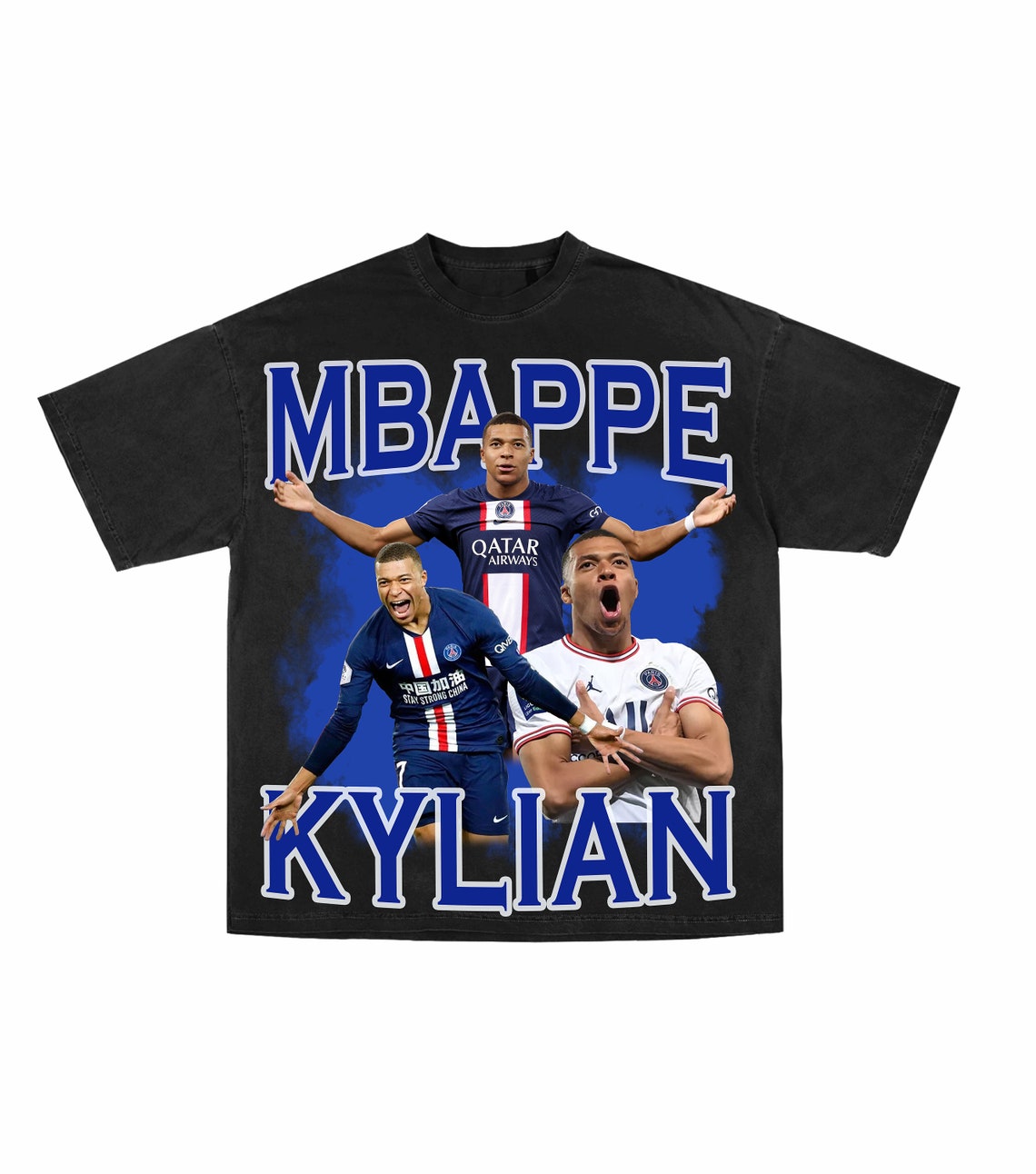 Kylian Mbappe | T-shirt PNG | Bootleg T-shirt PNG | Printable Bootleg T ...