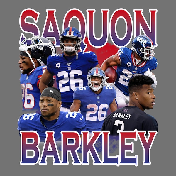 Saquon Barkley Svg - Etsy