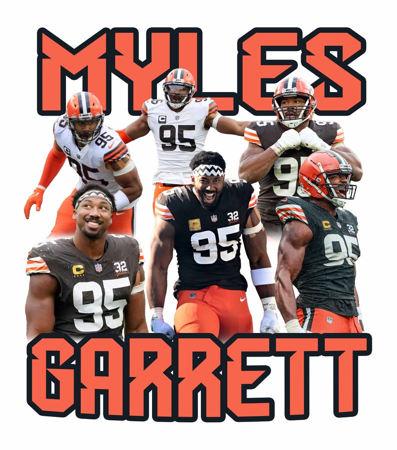 Myles Garrett T-shirt Design PNG ,digital Instant Download, 300.dpi - Etsy