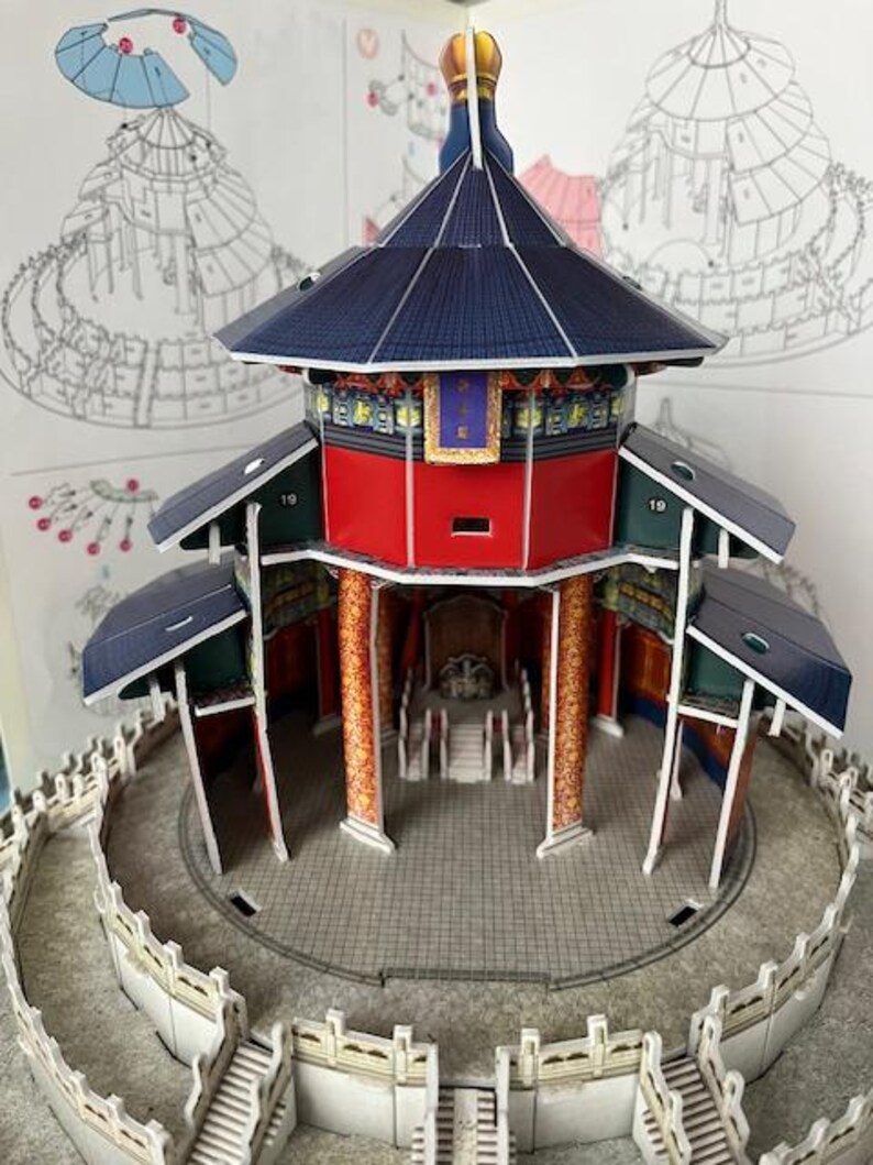 3D Puzzle Temple of Heaven / Temple of Heaven / Altar of Heaven Beijing ...