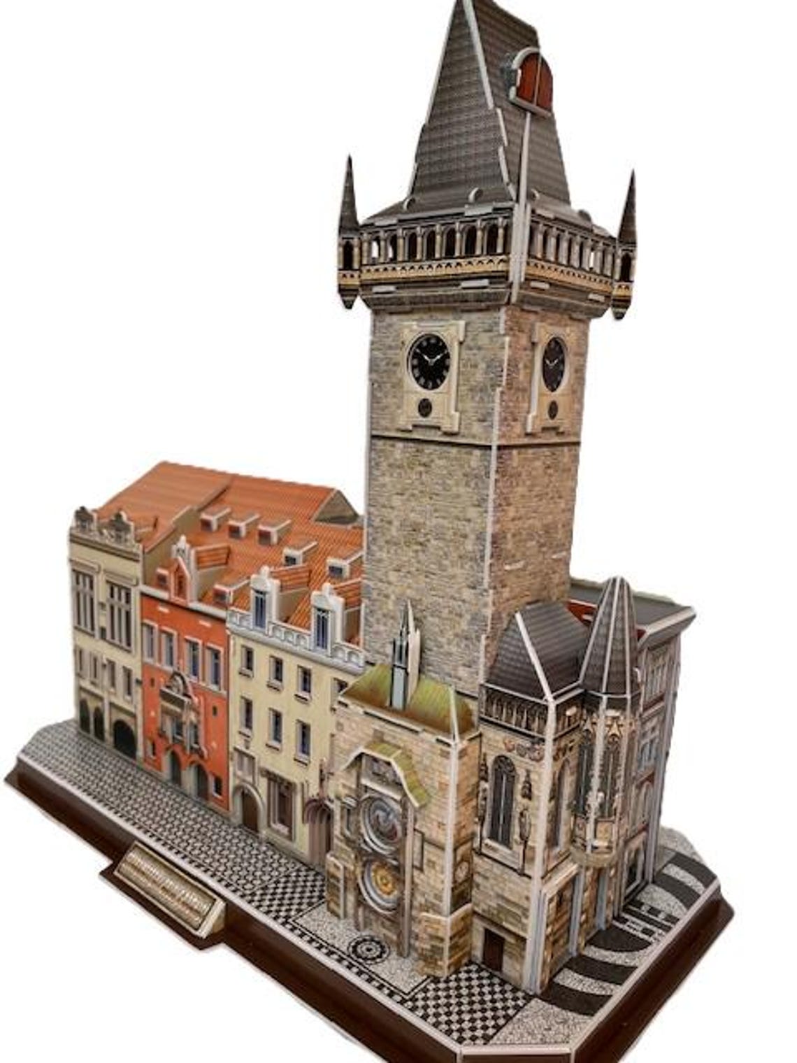 3D Puzzle Town Hall Clock Prague Old Town Clock Astronomical Clock ...