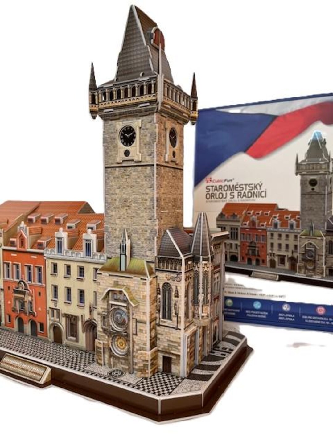 3D Puzzle Town Hall Clock Prague Old Town Clock Astronomical Clock ...