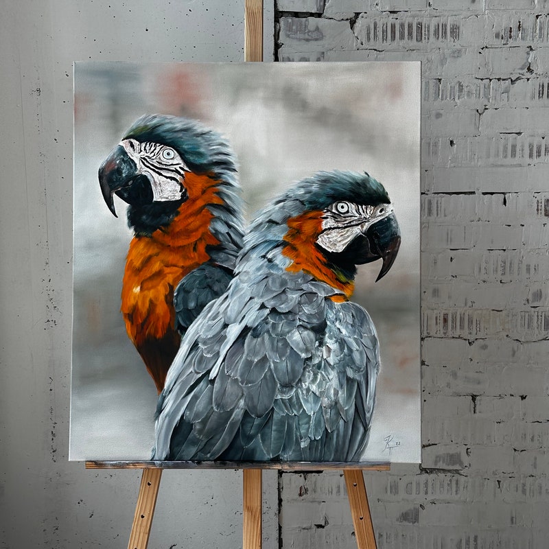 Large Bird Painting - Etsy