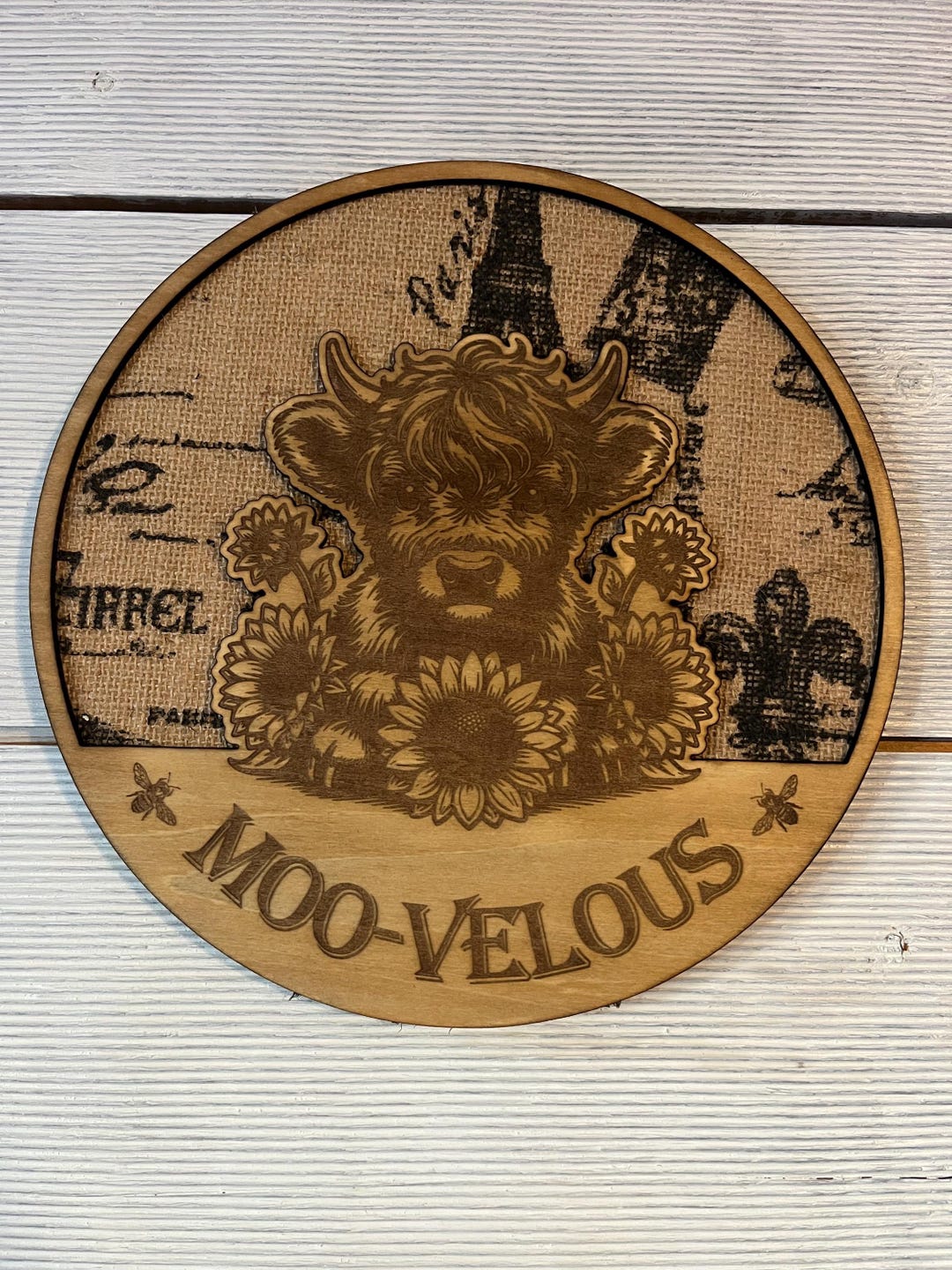 Highland Cow moo-velous Wall Decor - Etsy