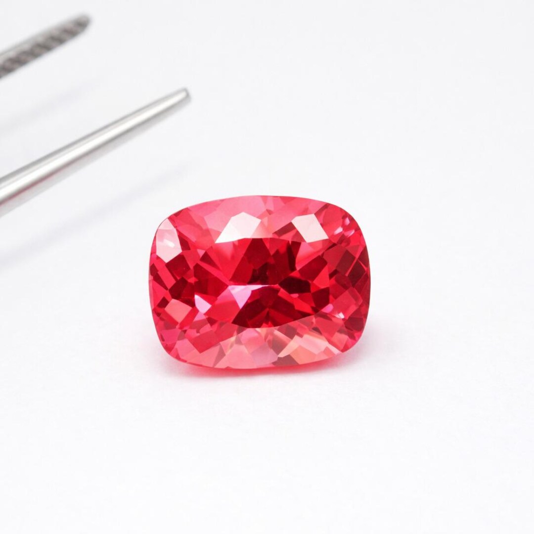 5.05ct Natural Padparadscha Sapphire Stone Piche Color Unique Cushion ...