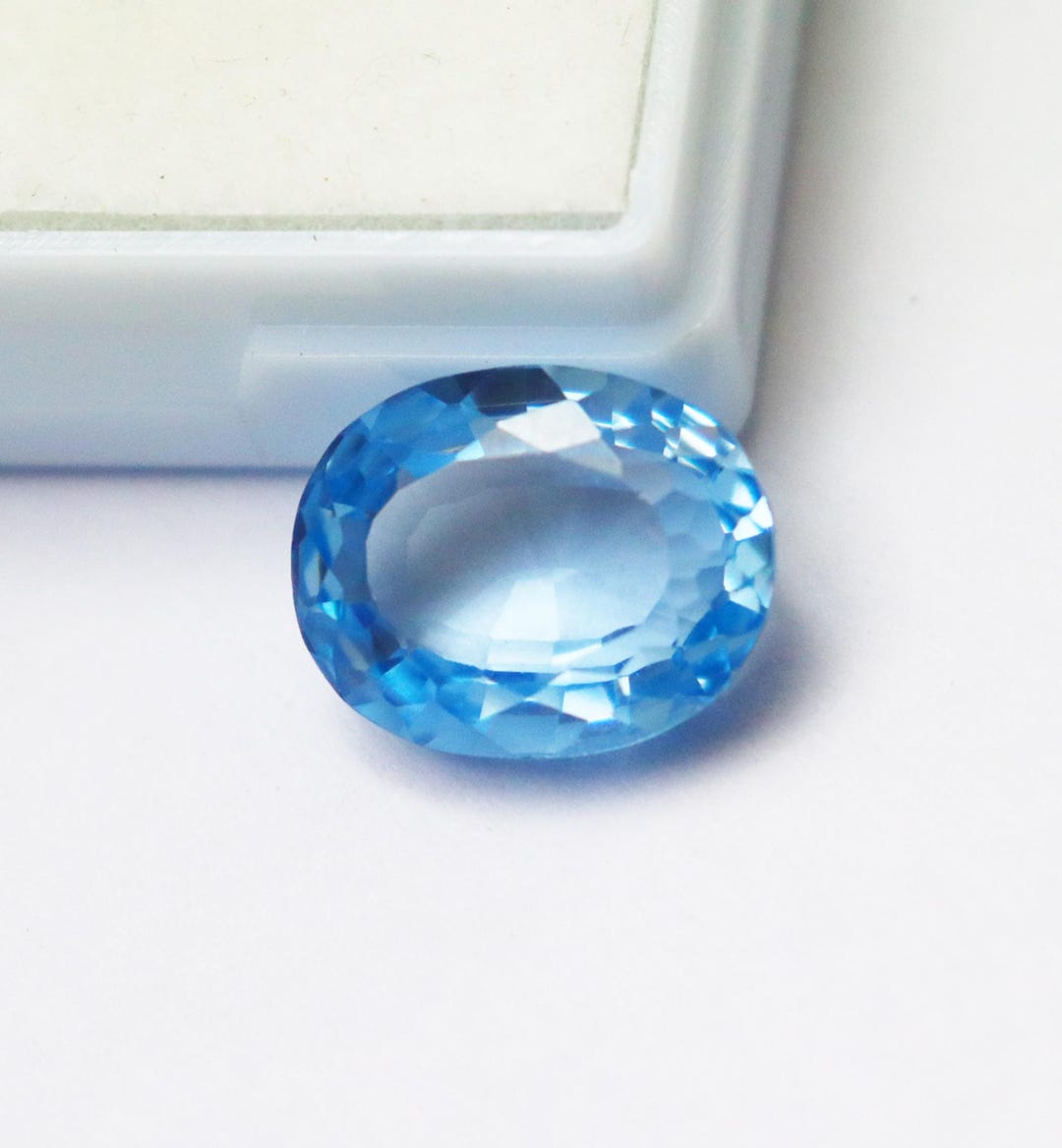 Natural Light Blue Aquamarine Oval Cut 14.10ct Blue Aquamarine Genuine ...