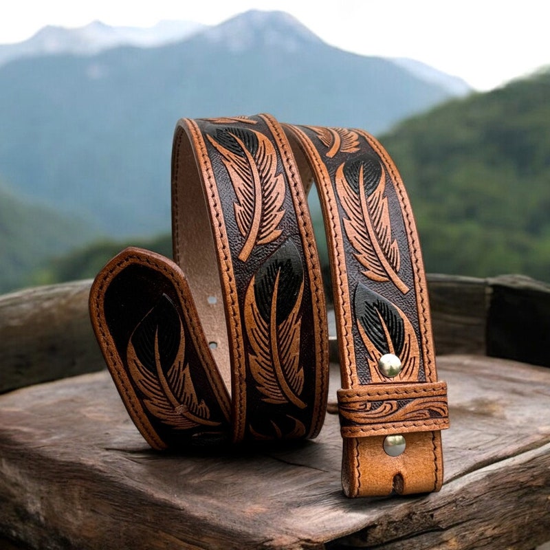 Embossed Belts - Etsy