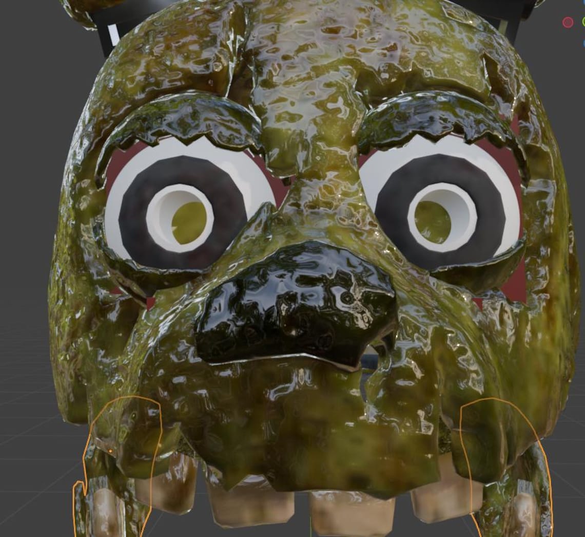 Springtrap Poseable Mask Five Nights at Freddy's - Etsy