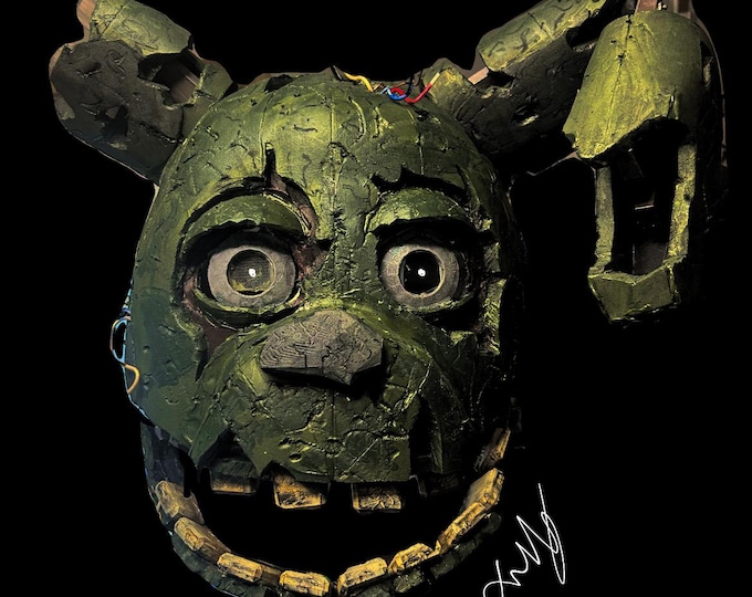 Five Nights at Freddy's Springtrap Head Prop/ Wearable - Etsy
