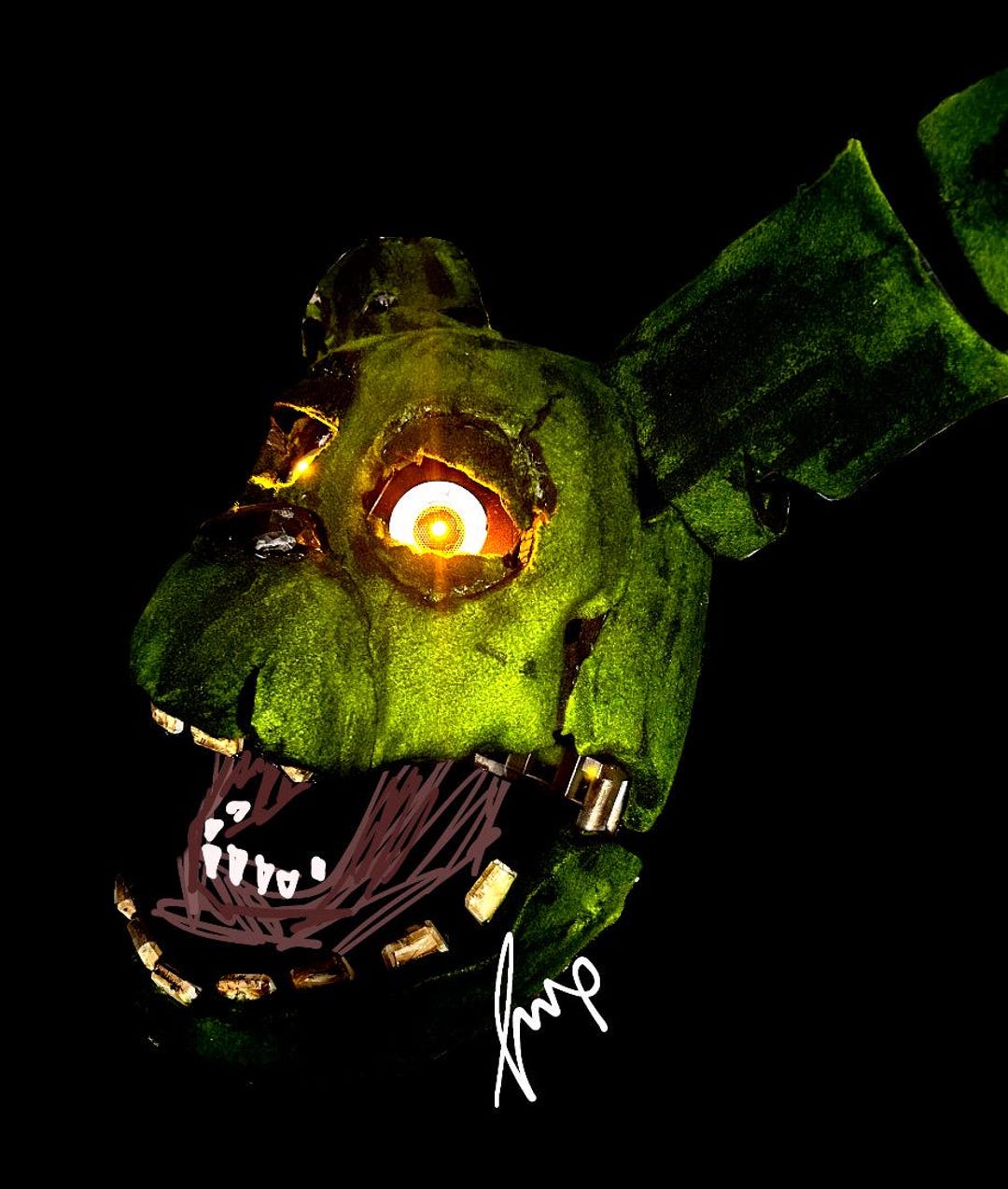 Five Nights at Freddy’s Springtrap Mask / Prop - Etsy