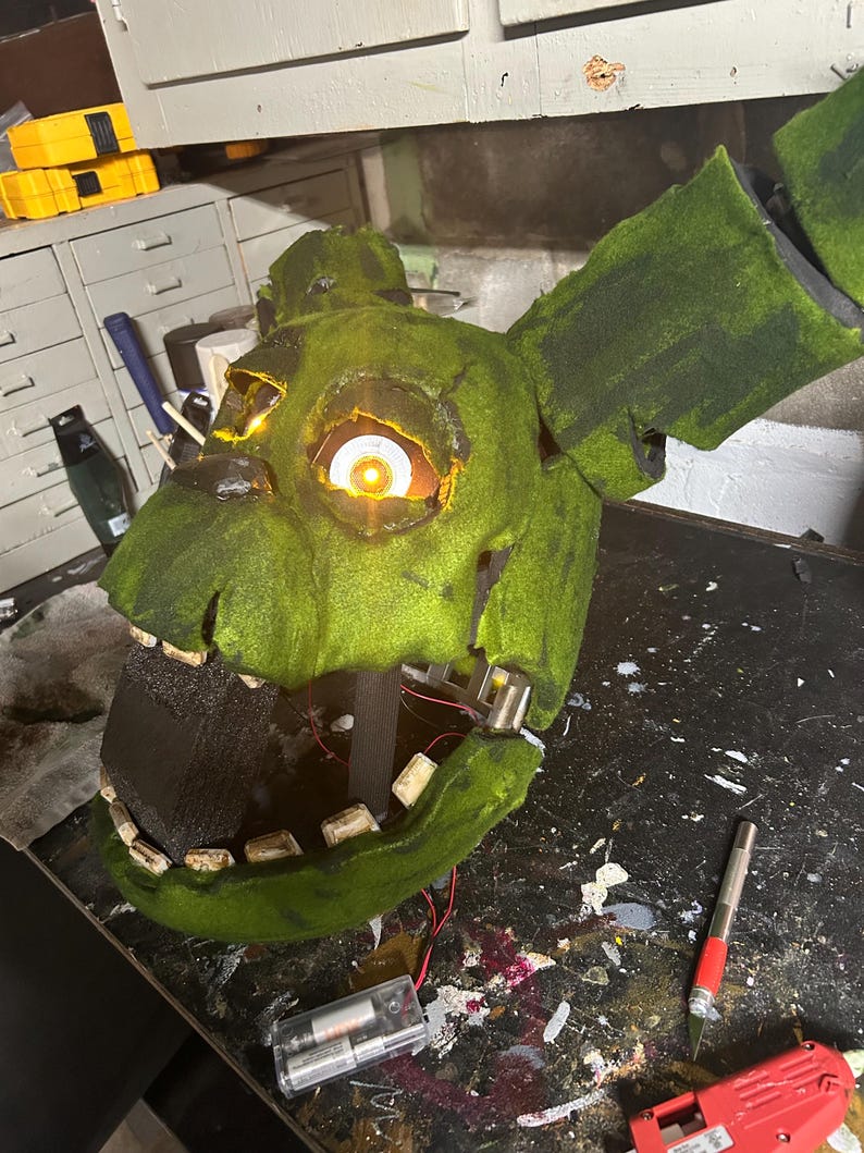 Five Nights at Freddy’s Springtrap Mask / Prop - Etsy