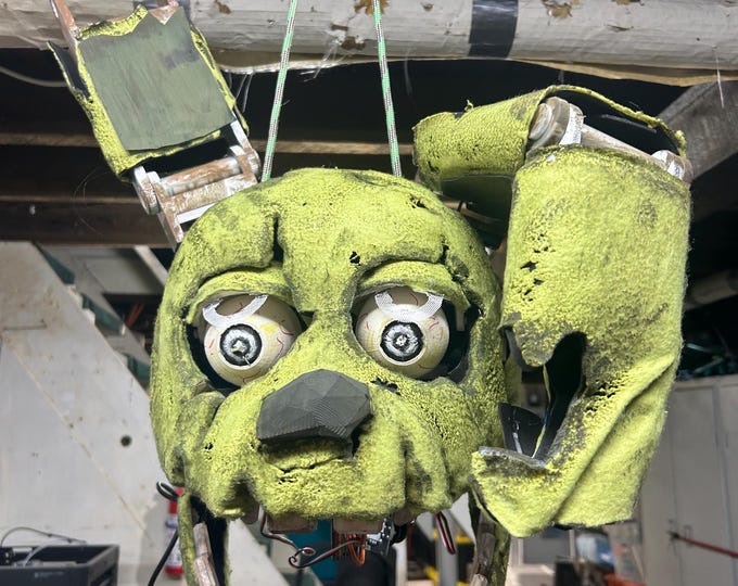 Five Nights at Freddy’s Springtrap Mask or Prop - Etsy